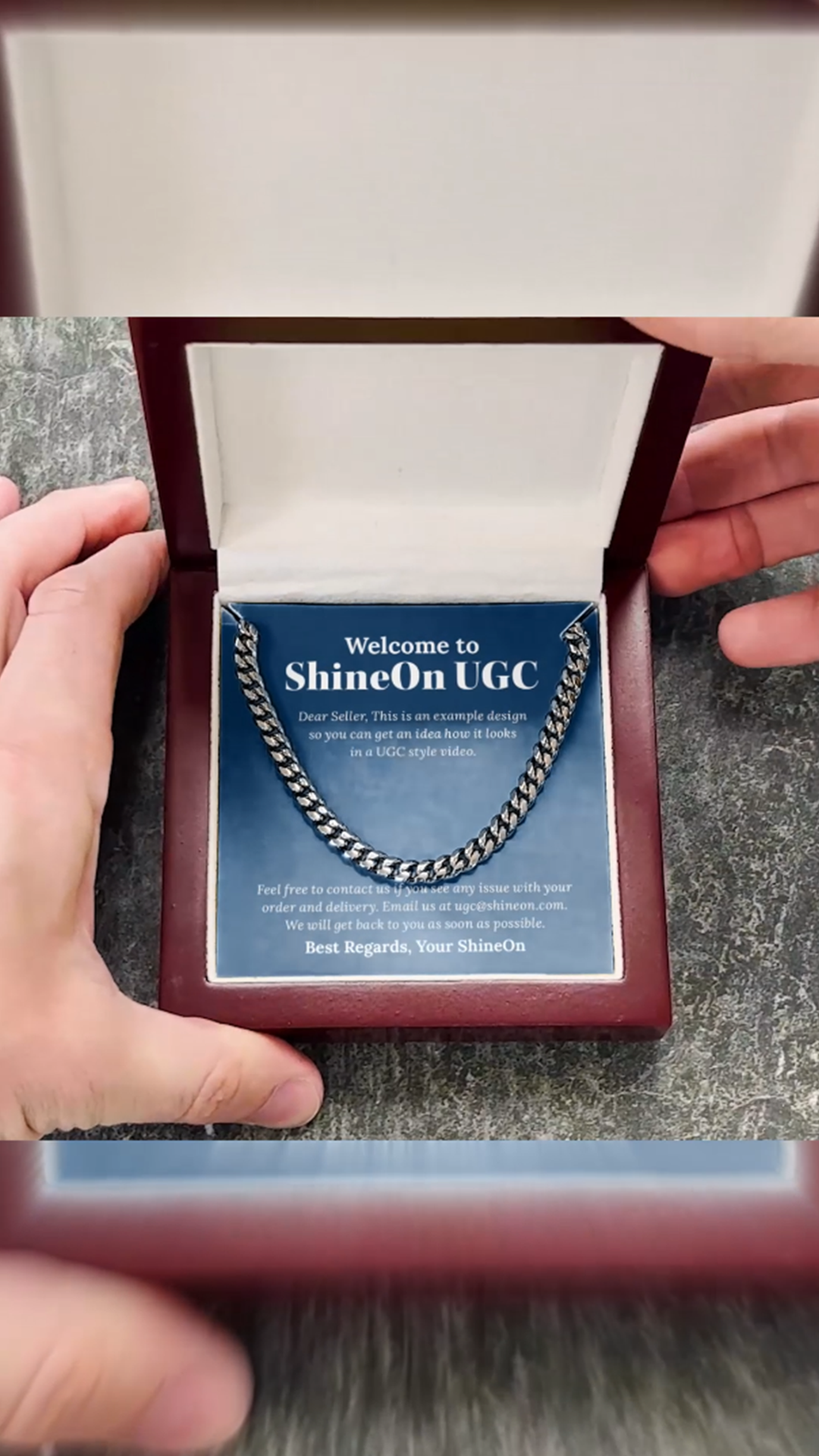 Cuban Link Chain Necklace White Gold With Box - UGC 3 – ShineOn UGC